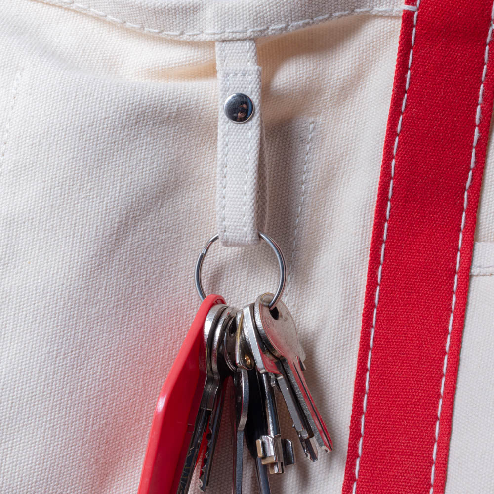 Merci - Canvas Shopping Bag - Red