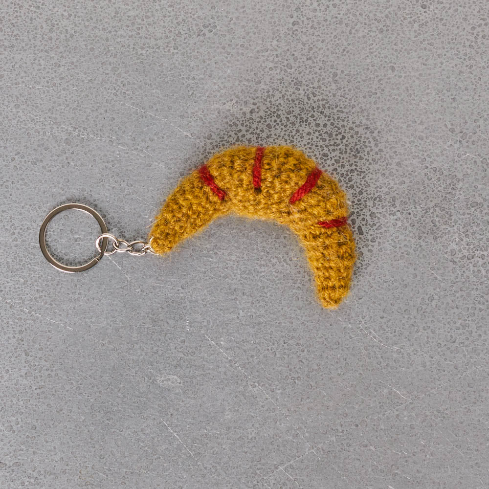 Porte clé Merci en tricot - Croissant – Merci Paris