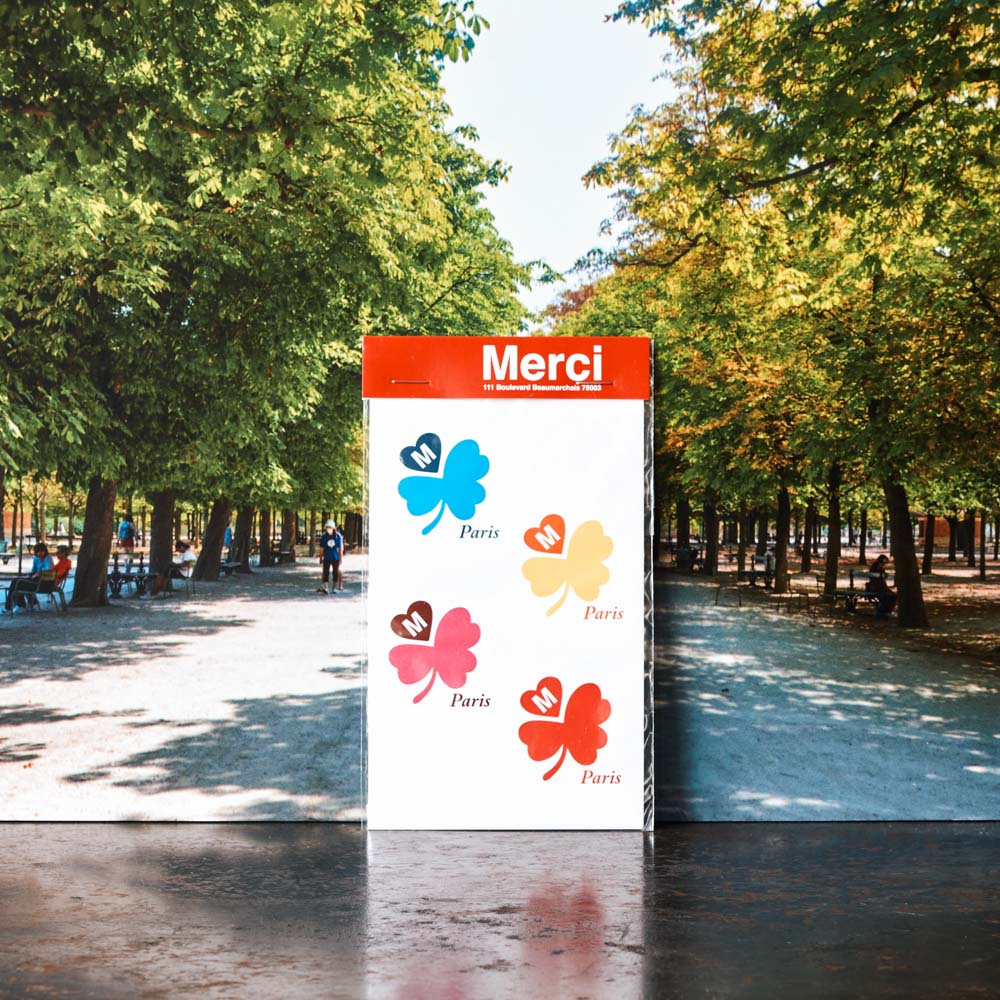 Stickers Merci - Trèfle – Merci Paris