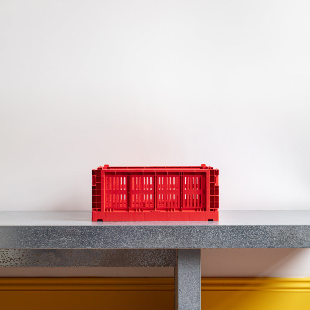 Medium crate - Hay - Red