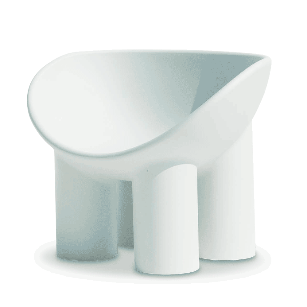 Fauteuil Roly Poly - Concrete White - Driade - Maison – Merci Paris