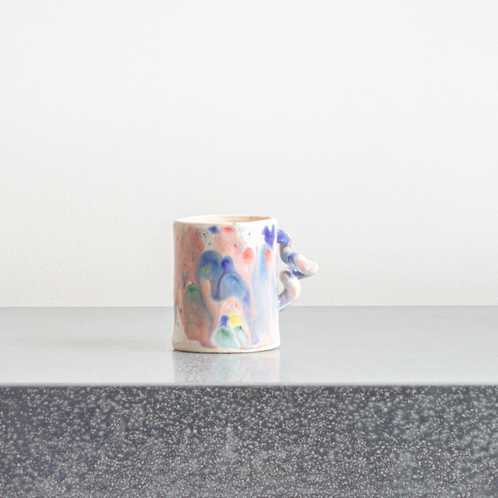 Tasse à café multicolore – Merci Paris