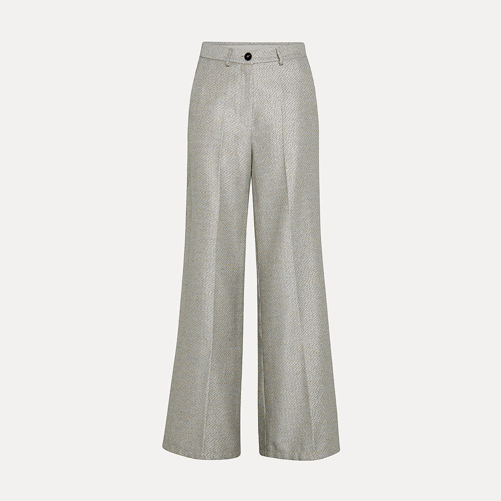 Forte_Forte - Wide Leg Pants - Silver