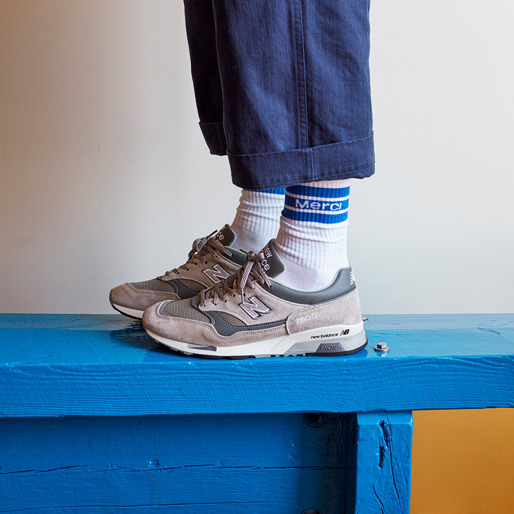 Merci cotton socks - Matisse Blue