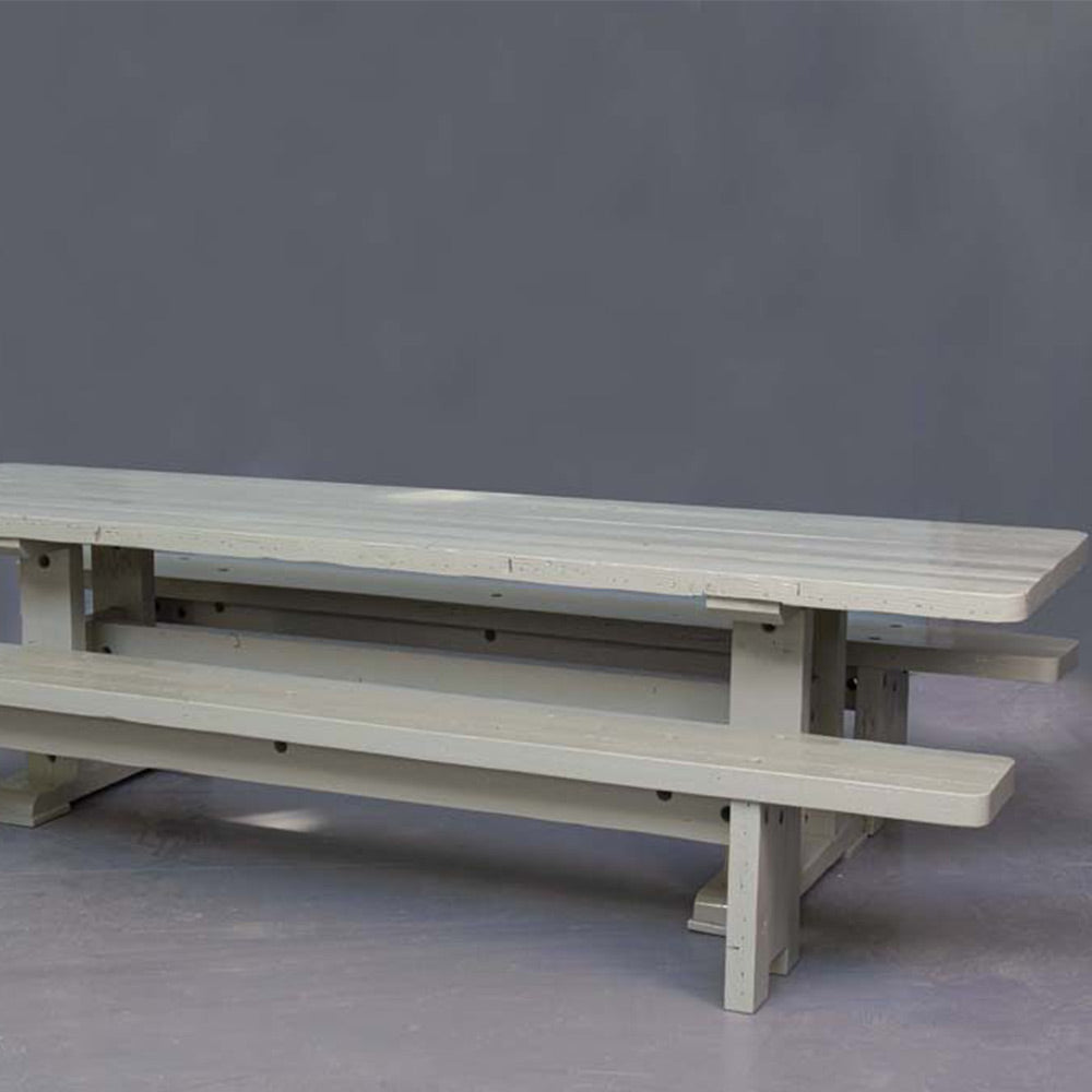 Banc One Beam - Gris - Piet Hein Eek - Maison – Merci Paris